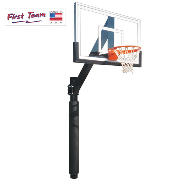 Legend Jr. Fixed-Height In-Ground Basketball Hoop by First Team ...